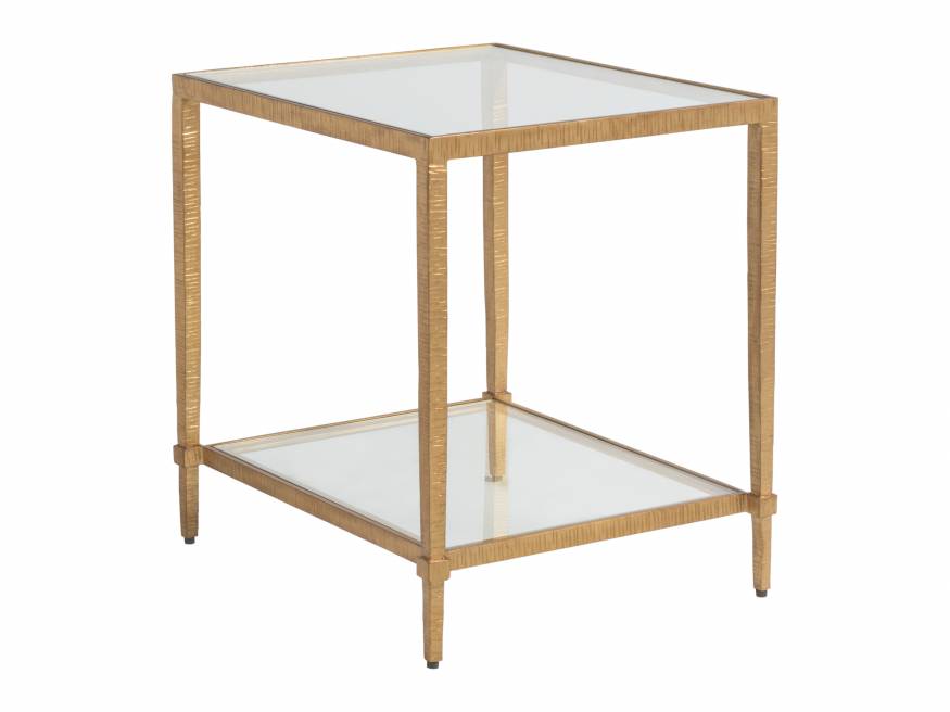 2233-953-46 | Claret Rectangular End Table | Metal DesignsTommy Bahama