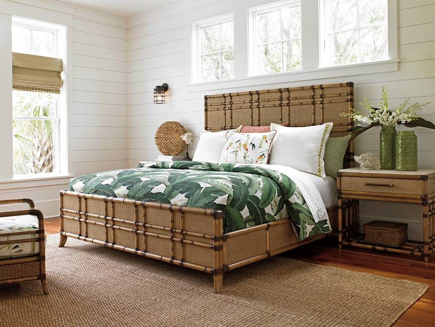 558-134C | Coco Bay Panel Bed | Twin PalmsTommy Bahama